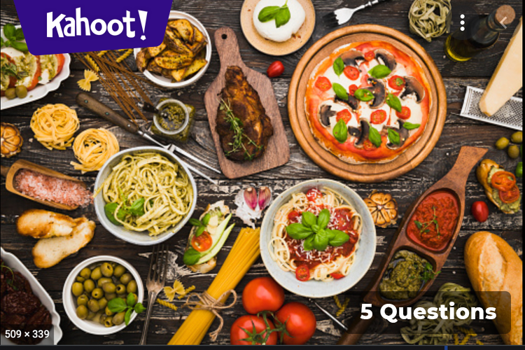 Food Culture - Kahoot! Quiz