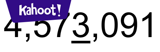 5th Grade Go-Math Chapter 1 - Kahoot! Quiz