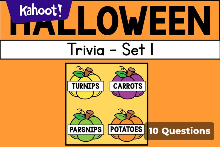 Halloween Trivia Set 1 - Kahoot! Quiz