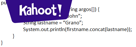 Quiz (Programming Basics) - Kahoot! Quiz