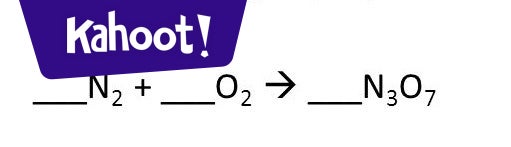 Balancing Equations Practice 5/8 - Kahoot! Quiz
