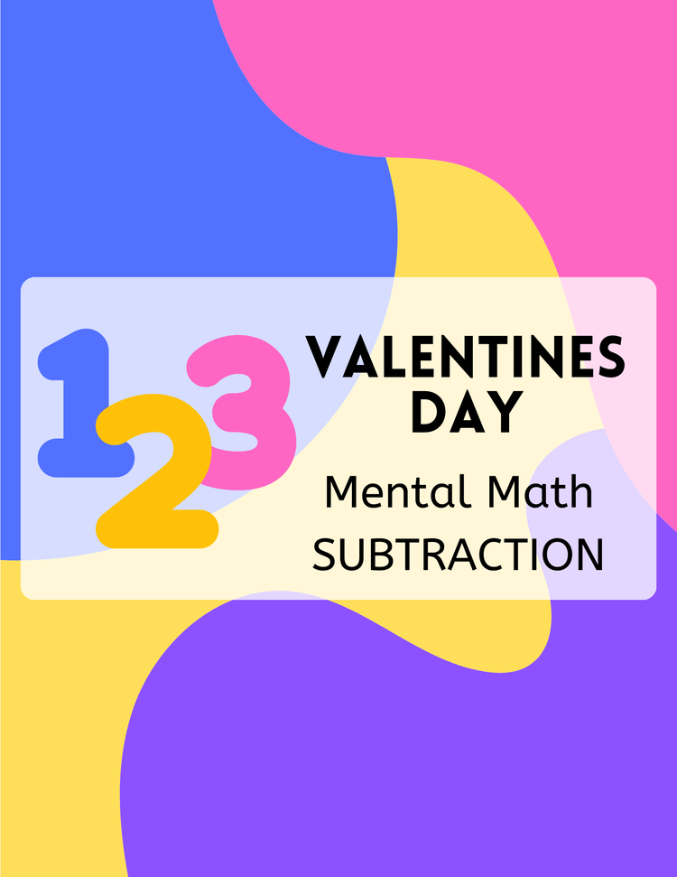 Bundle Pack - Valentines Day - Mental Math Time - Kahoot! Course