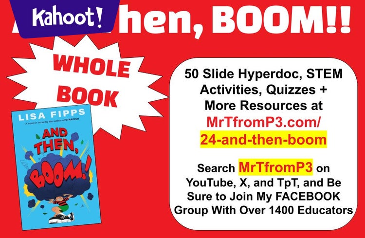 And Then, BOOM! --- WHOLE BOOK - Kahoot! Quiz