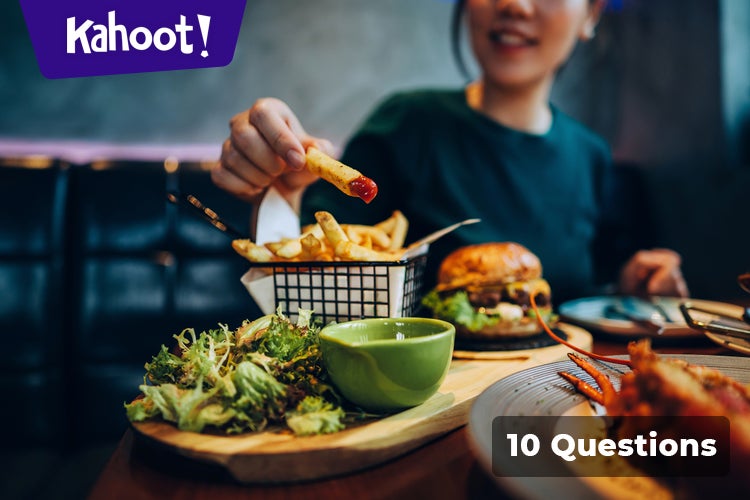Restaurant Vocabulary - Kahoot! Quiz