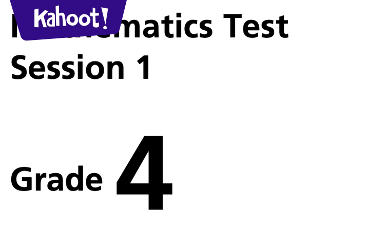 Math - Grade 4 - 2024 - Questar Sampler #1 - Kahoot! Quiz