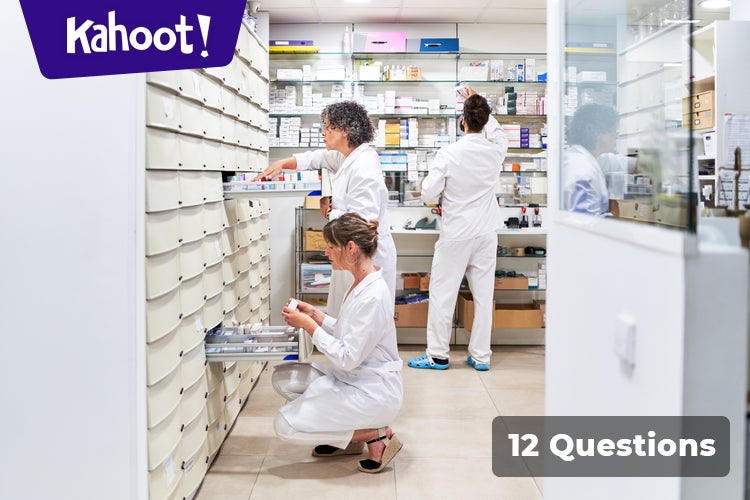 Pharm J term Quick 12 - Kahoot! Quiz