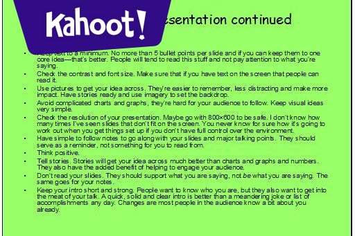 Midterm EXAM 1A - Kahoot! Quiz