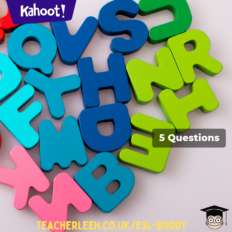 Subjects - ESL - 5 Questions - Very Fast - Kahoot! Quiz