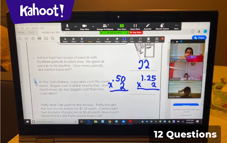 Distance Learning - Kahoot! Quiz