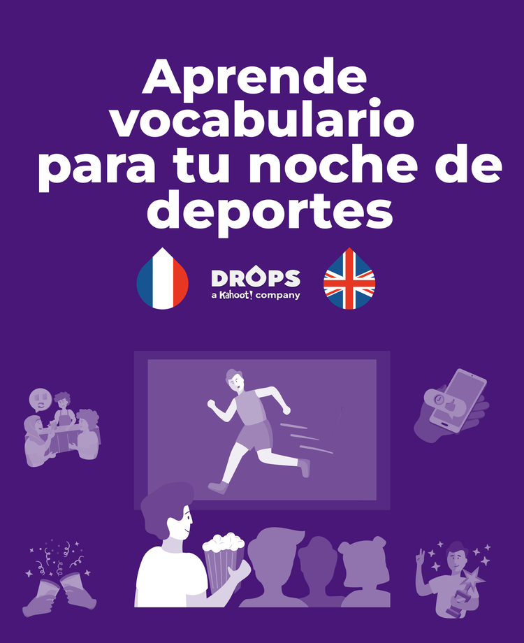 Noche de partido: ver deportes en inglés y francés - Kahoot! Course