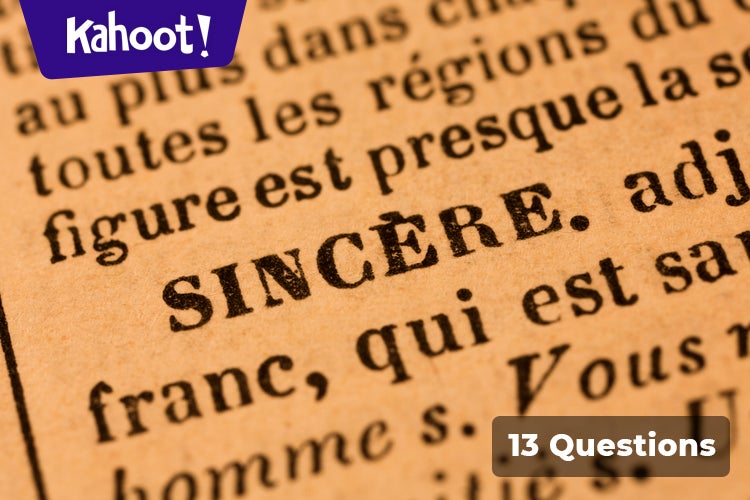 LES ADJECTIFS IRREGULIERS & LES EXPRESSIONS AVEC "ETRE" - Kahoot! Quiz