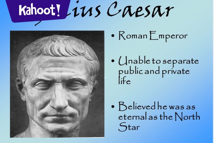 Julius Caesar ( Test ) - Kahoot! Quiz