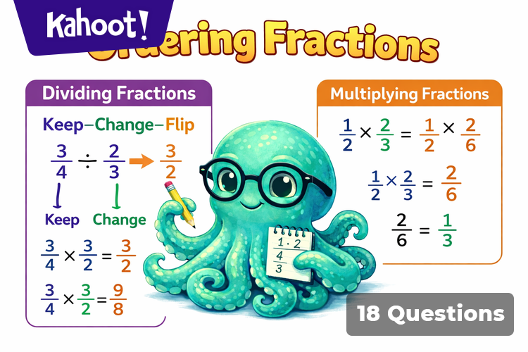Math: Fractions (Multiplication & Division) - Kahoot! Quiz