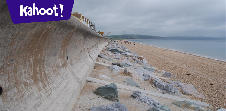 Weathering and reduction of coastal erosion - Kahoot! Quiz