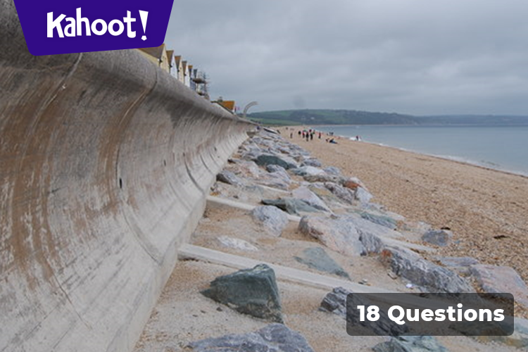 Weathering and reduction of coastal erosion - Kahoot! Quiz