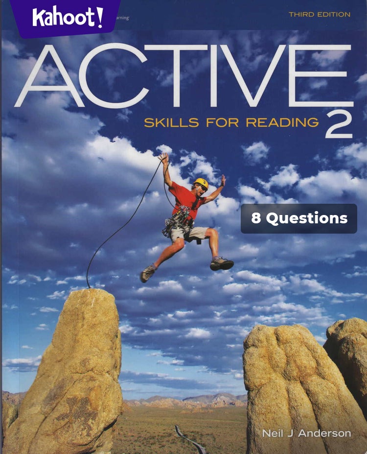 Active Skills for Reading 2 Vocabulary Quiz #2 - Kahoot! Quiz