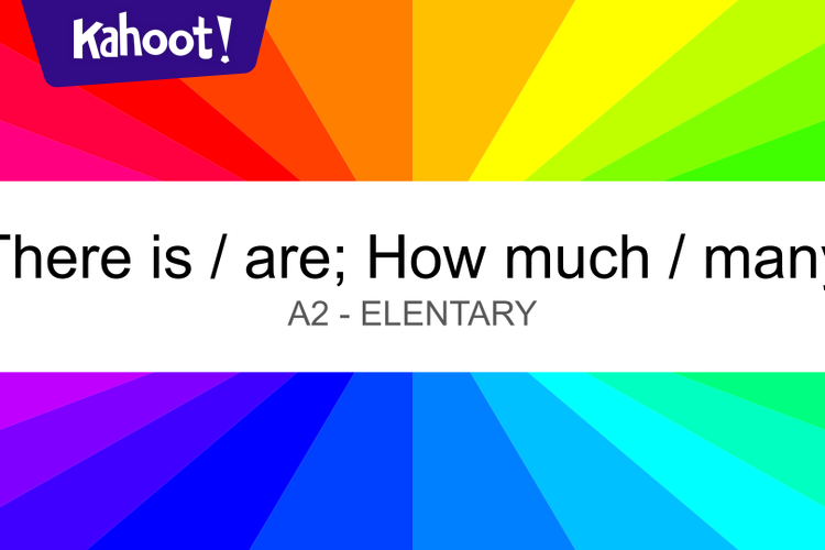 there is / are; how much / many - Kahoot! Quiz