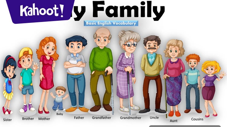 Family Members - ESL - Kahoot! Quiz