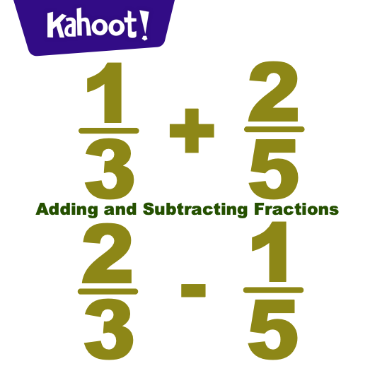 Adding and Subtracting Fractions (Supported Math 6) - Kahoot! Quiz