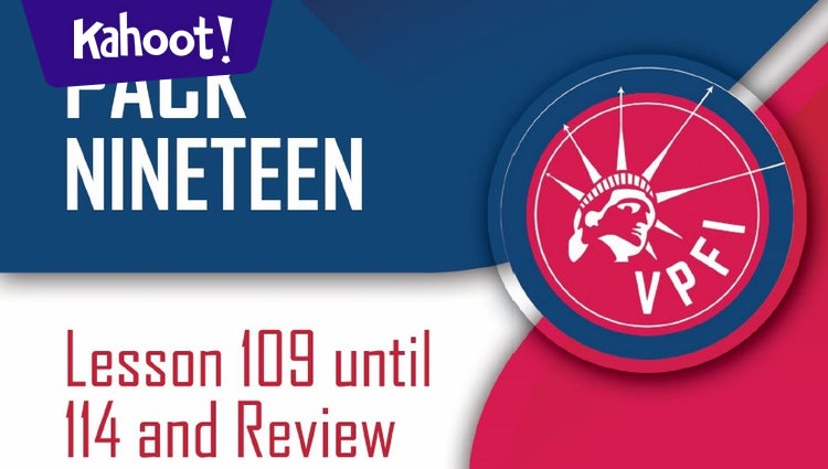 LESSON 113 - Kahoot! Quiz