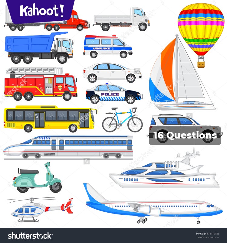 Means of Transport - Kahoot! Quiz