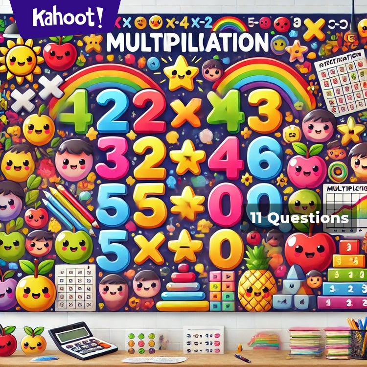 Multiplication Facts 5-6 - Kahoot! Quiz