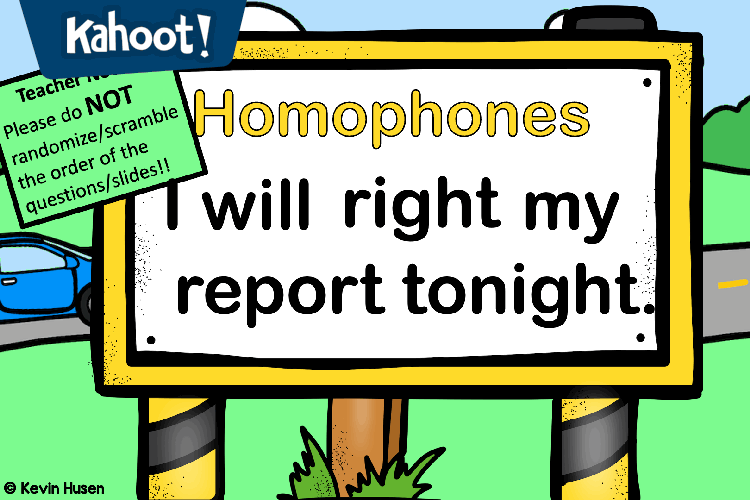 Homophones (May/June 4th Grade 5th Grade Language Arts Kahoot!) Fourth ...