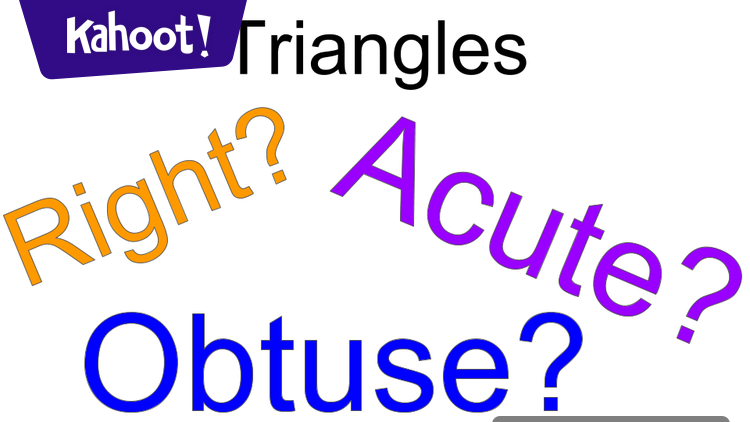 Types of Triangles - Kahoot! Quiz