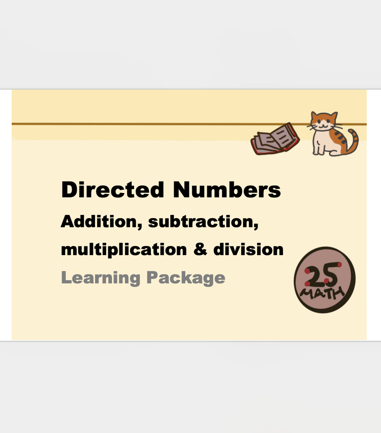 Operation of directed numbers - Kahoot! Course