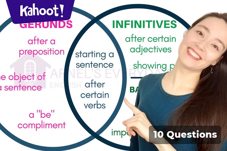 Gerund or to-infinitive? - Kahoot! Quiz