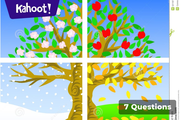 Kinder-The 4 Seasons - Kahoot! Quiz
