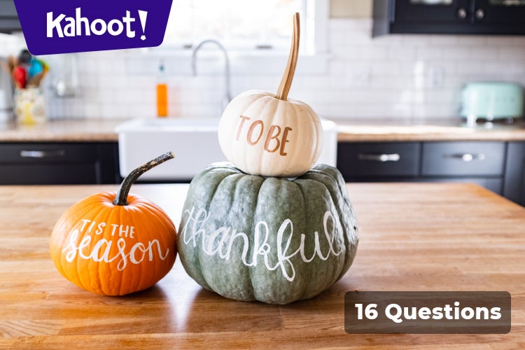 Thanksgiving Math Trivia - Kahoot! Quiz