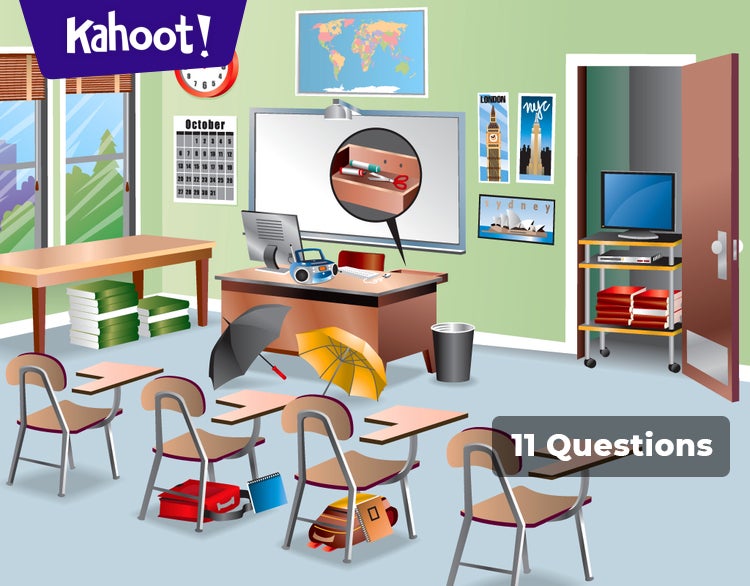 classroom objects - Kahoot! Quiz