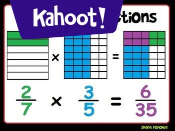 Multiplying Fractions & Mixed Numbers - Kahoot! Quiz