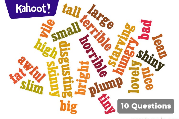 Adjectives - Kahoot! Quiz