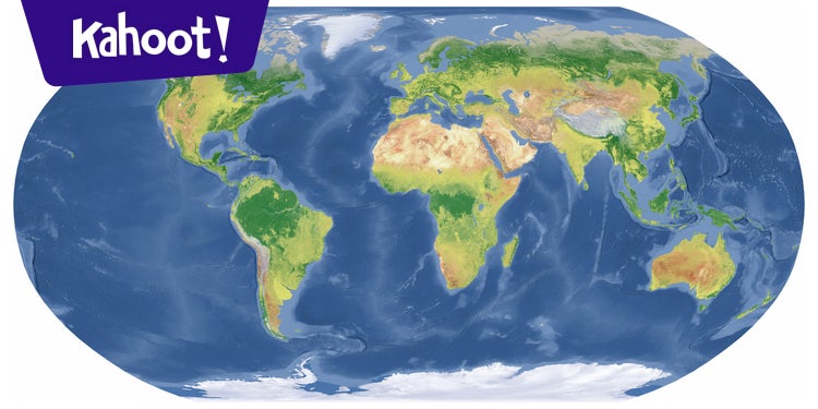 CONTINENTS AND OCEANS - Kahoot! Quiz