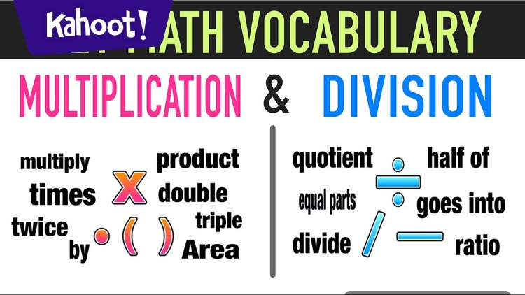Mini Word Problems do you need to multiply or divide? - Kahoot! Quiz