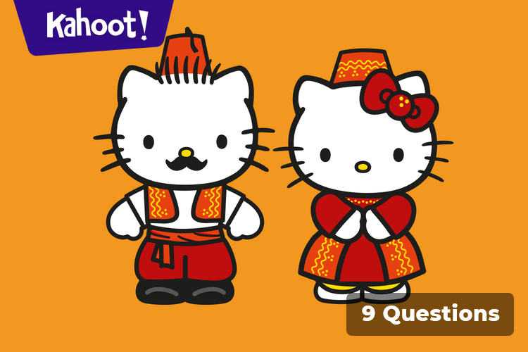 跟著 Hello Kitty 與好朋友學習不同的道別方式 - Kahoot! Quiz
