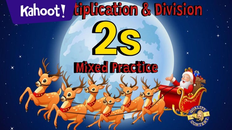 x2 Mixed Multiplication & Division Holiday Game - Kahoot! Quiz