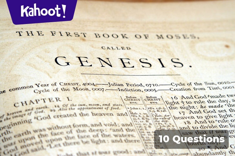 Bible Quiz 84 It's All in Genesis (hard) - Kahoot! Quiz
