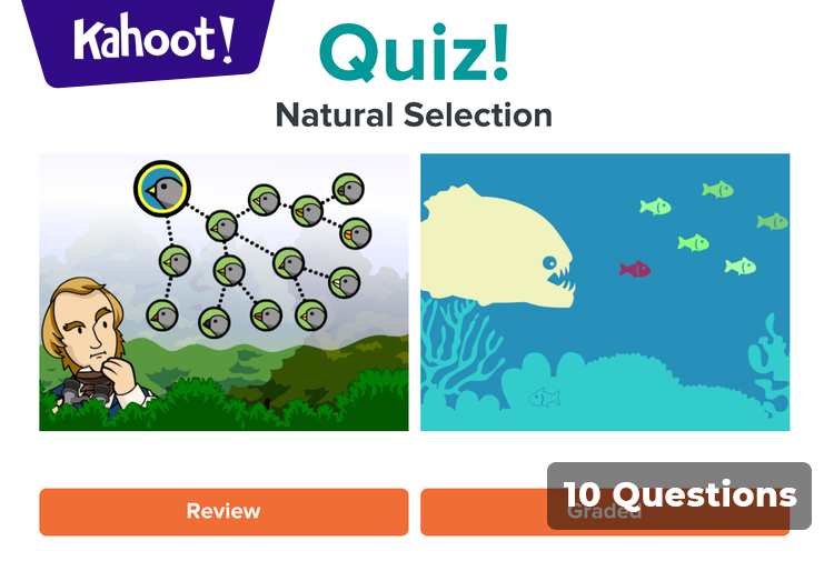 BrainPOP: Natural Selection - Kahoot! Quiz