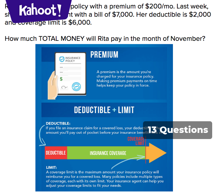 Insurance-palooza! - Kahoot! Quiz