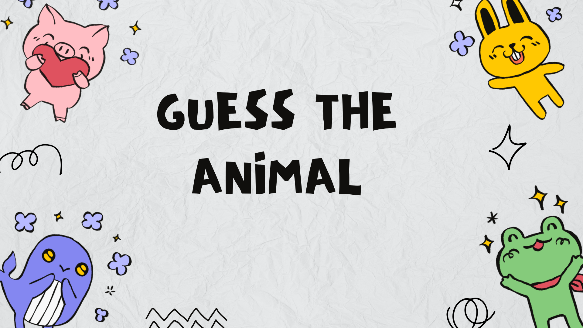 Guess the animal (Kindergarten) - Kahoot! Quiz