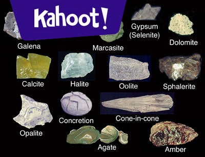 Minerals review - Kahoot! Quiz