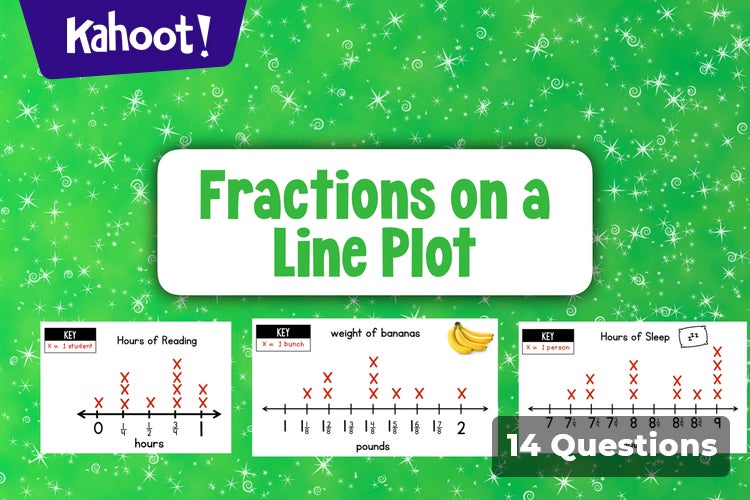 Fractions on Line Plot Graph - Kahoot! Quiz