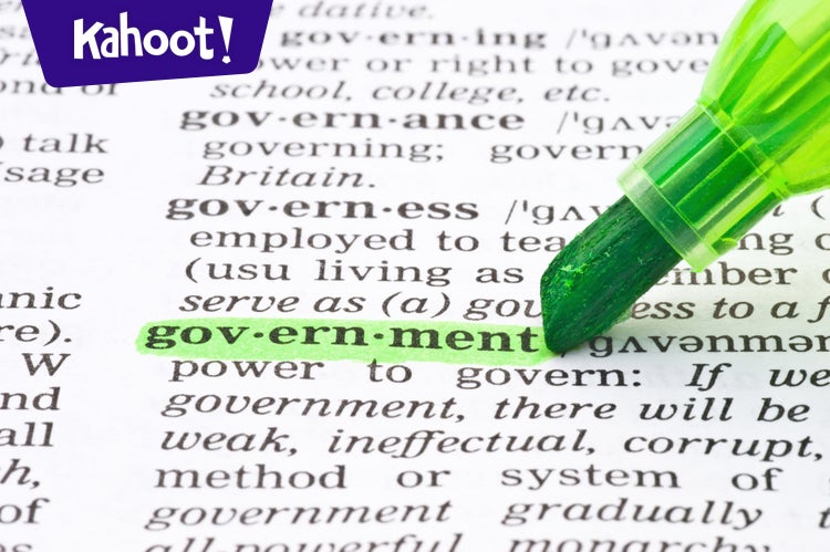 Government Chapter 1 Vocabulary Review - Kahoot! Quiz