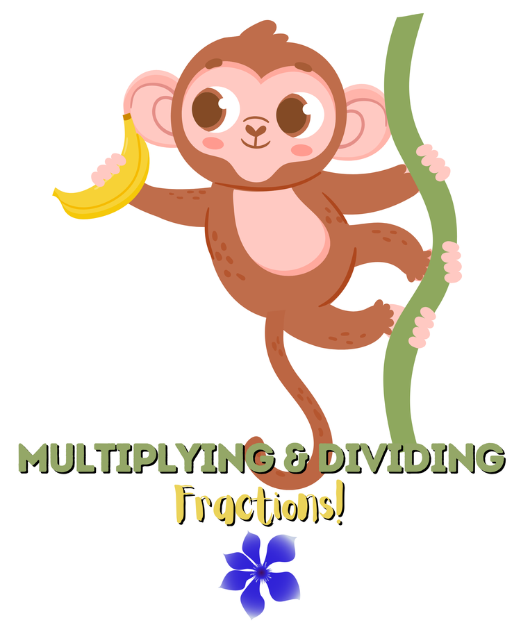 Multiplying & Dividing Fractions! With bonus animal questions for fun ...