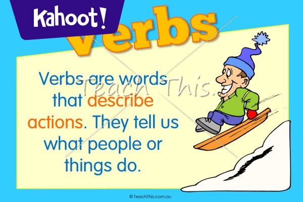 Verbs, Verbs, Verbs! - GRADE 2 - Kahoot! Quiz