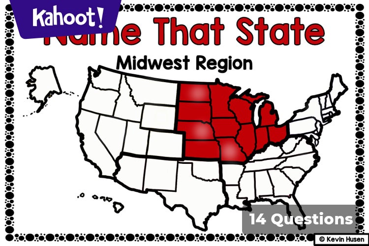 Name That State! Midwest Region (4th Grade 5th Grade Social Studies ...