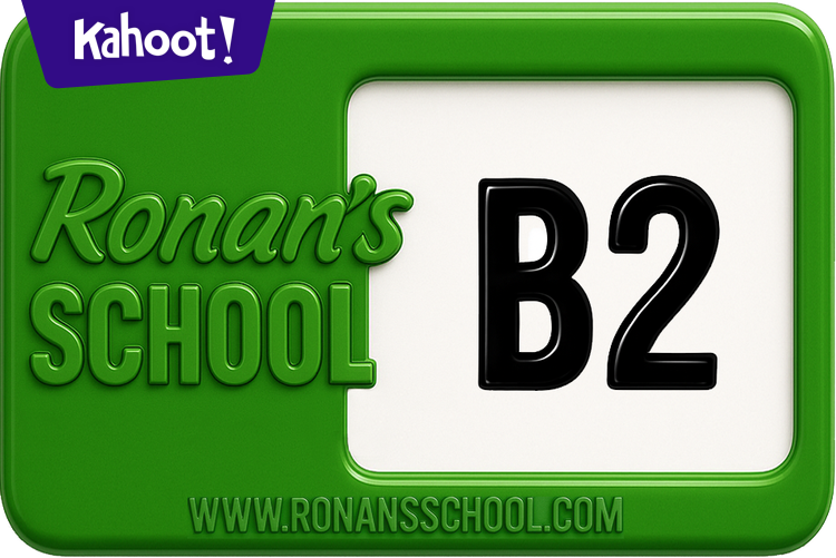 B2-VERB PATTERNS - Kahoot! Quiz